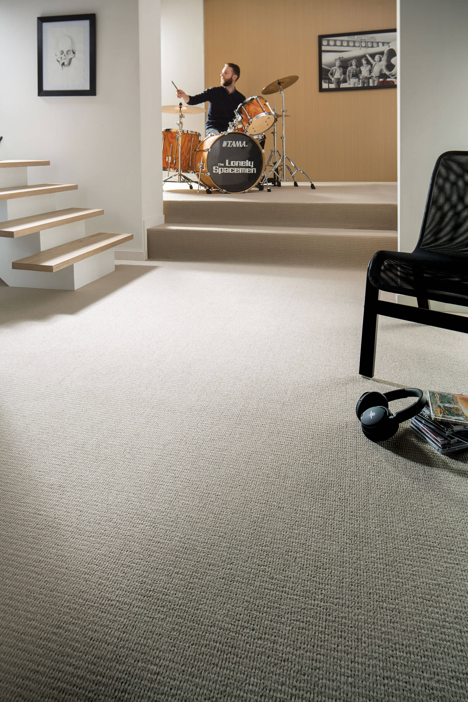 Artistic Flooring Ideas for your Home Music Room | Choices Flooring